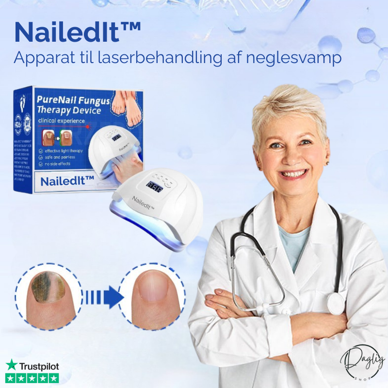 NailedIt™ | Apparat til laserbehandling af neglesvamp – DagligShopp Danskk.