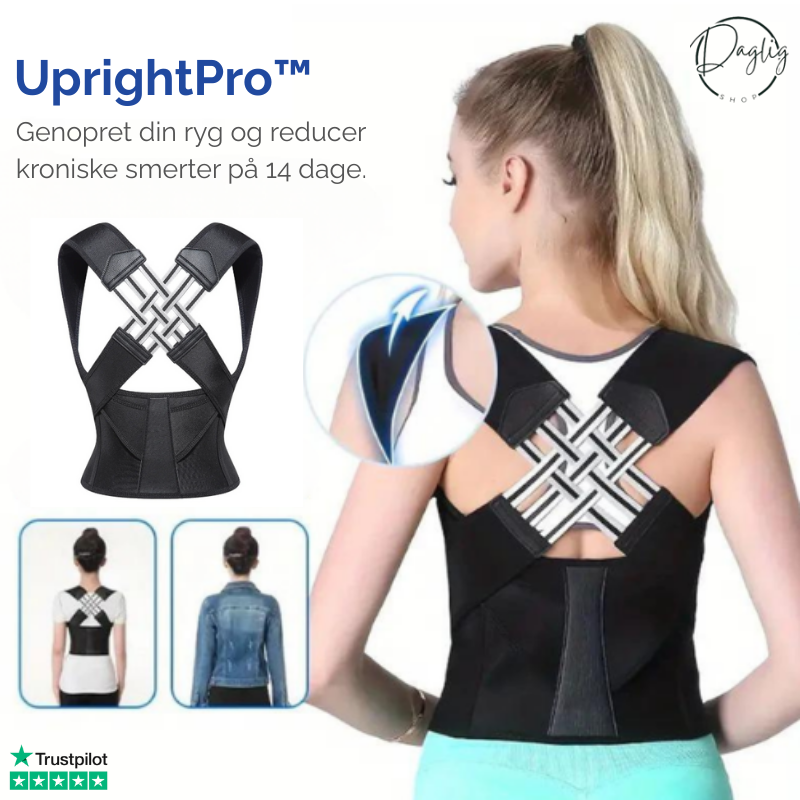 UprightPro™ | Genopret din ryg og reducer kroniske smerter på 14 dage. – DagligShopp Danskk.